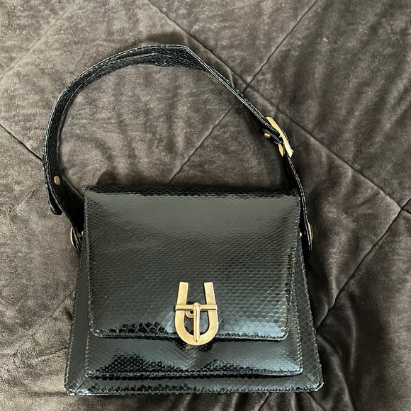 Vintage | Bags | Vintage Snake Skin Bag | Poshmark